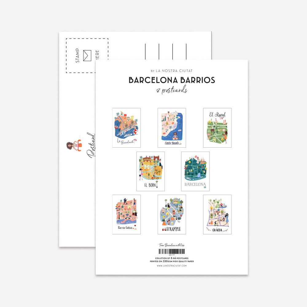 Barrio Maps Postcard Pack