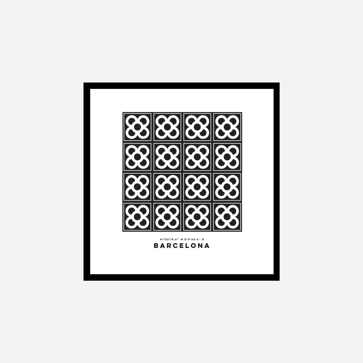 Hydraulic Tiles Model Panot Art Print