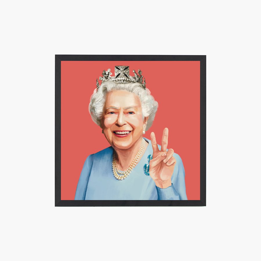 Queen Elizabeth Peace Art Print
